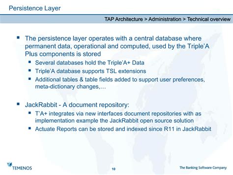 TAP Temenos Transact Architecture In Detail PDF Databases Computer Software And Applications
