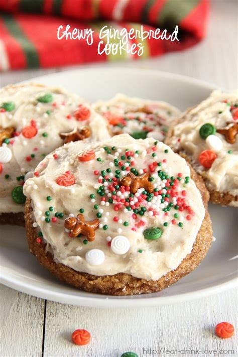 Chewy Gingerbread Cookies Eat Drink Love