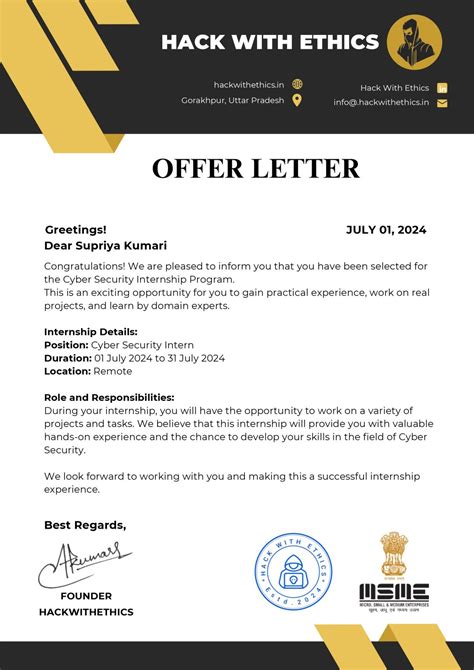 Supriya Kumari On Linkedin Cybersecurity Cybersecurity Internship Newchapter