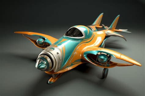 Premium Ai Image A Plane 3d