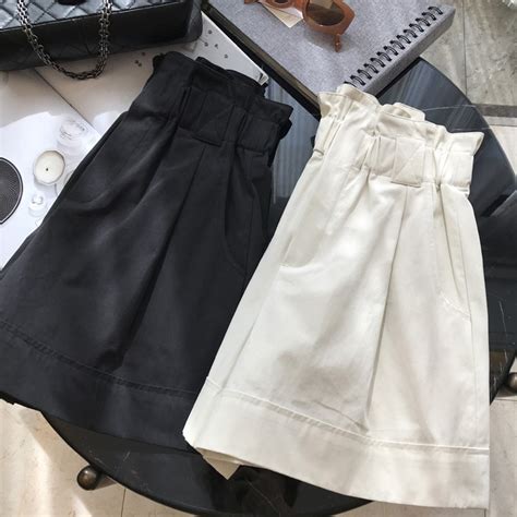 Brand Store King กางเกงขาสั้น ขากว้าง เอวสูง ทรงหลวม ลายดอกไม้ สําหรับผู้หญิง Xueyu0520 Th