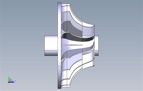离心压气叶片 CATIA 模型图纸免费下载 懒石网