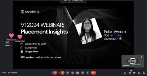 Webinar Techindustry Learning Professionaldevelopment Variablex Networking Ashish