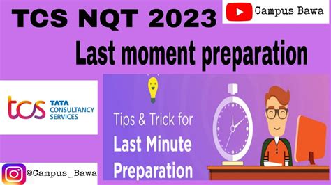 Tcs Nqt 2023 Preparation All Doubt Clear Tcs Youtube Campusbawa Nqt