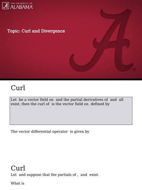 Topic 29 Curl And Divergence Pdf Divergence Euclidean Vector