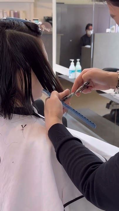 중단발레이어드컷 쉽게 커트 Youtube