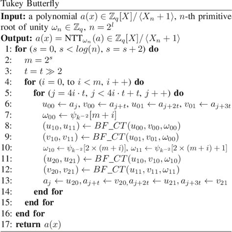 Table I From High Speed Ntt Based Polynomial Multiplication Accelerator For Post Quantum
