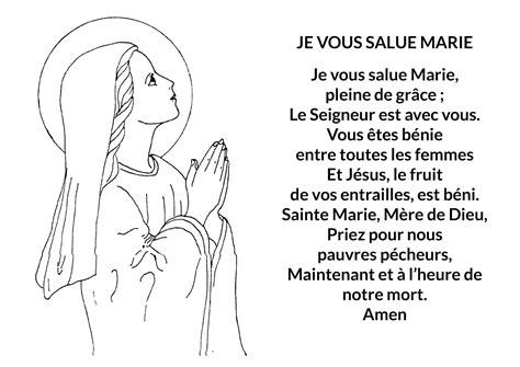 Activités De Caté Autour Du Je Vous Salue Marie