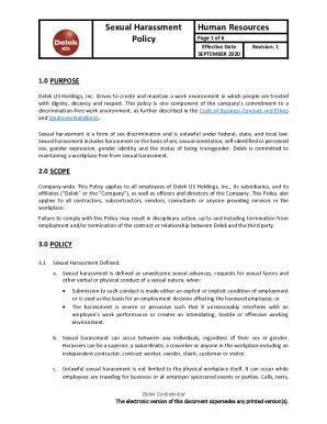 Fillable Online Answer Sheet Sexual Harassment Training Example 1 Fax Email Print PdfFiller