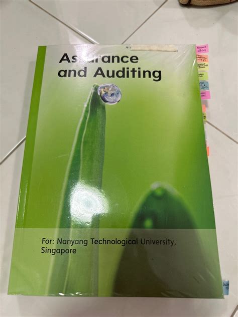 Assurance And Auditing Ntu Textbook Hobbies And Toys Books And Magazines Textbooks On Carousell