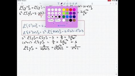 solving ivp using laplace transform youtube