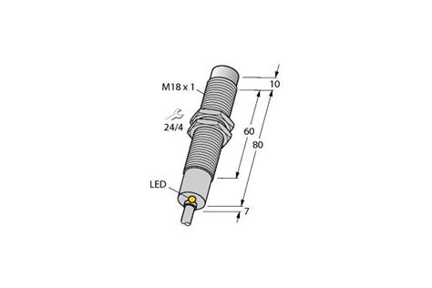 Ni8 M18 Az3x S120 Inductive Sensor With Increased Temperature Range Standard Tipteh
