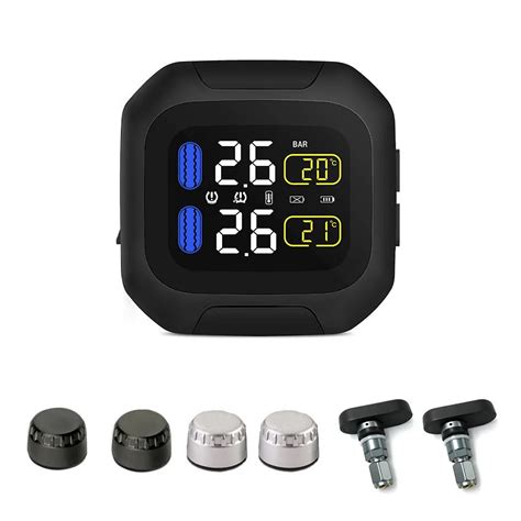 Internal External M3 Waterproof Motorcycle Real Time Tire Pressure Monitoring System Tpms