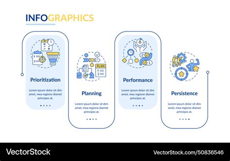 Time Management Prioritization Rectangle Vector Image