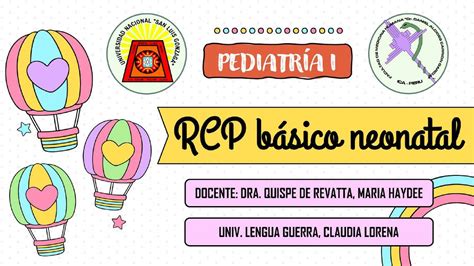 RCP BÁSICO NEONATAL LORENA LENGUA uDocz