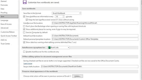 53 Practice Ex 12 Saving Your Workbook Intro To Excel 2016