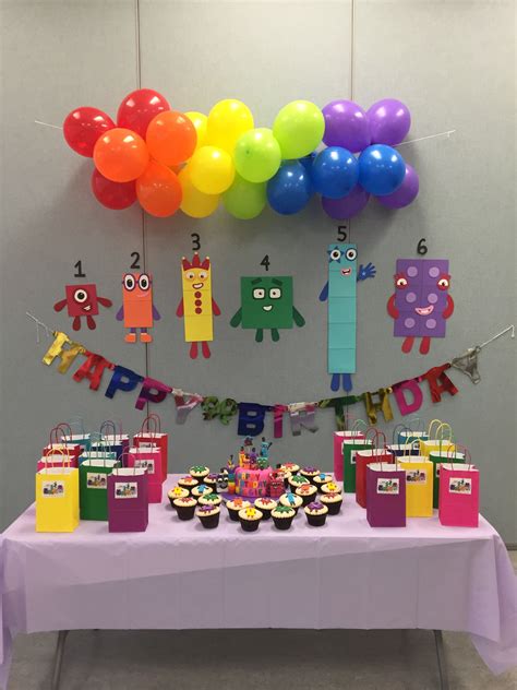 Pin By Silvia Estefanía On Cumple Francis Block Birthday Party Block Birthday 6th Birthday