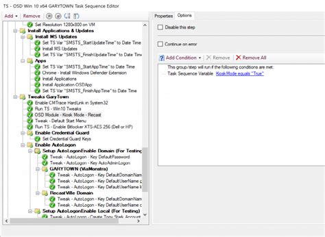 Recast Kiosk Deployment Via Task Sequence