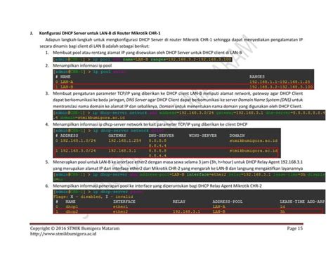 Konfigurasi Dhcp Server Dan Dhcp Relay Agent Di Mikrotik Menggunakan Gns3 Pdf