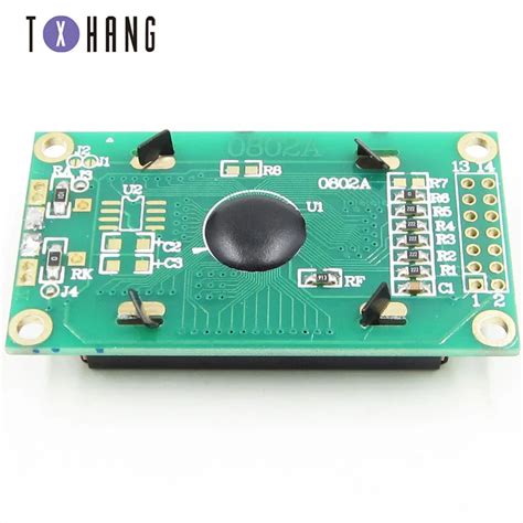 1pcs 0802 8x2 Characters Lcd Module Yellow Backlight New