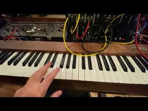 MATRIXSYNTH New Patch On The Moog Model Modular Synthesizer