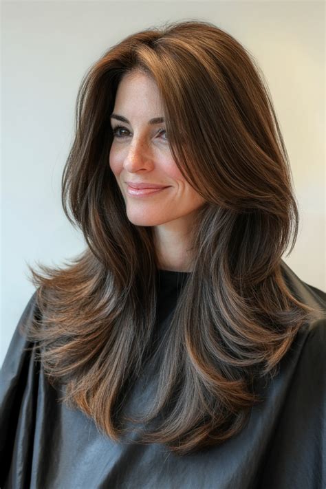 21 Stunning Hairstyles For Women Over 40 With Long Hair Creativebooster