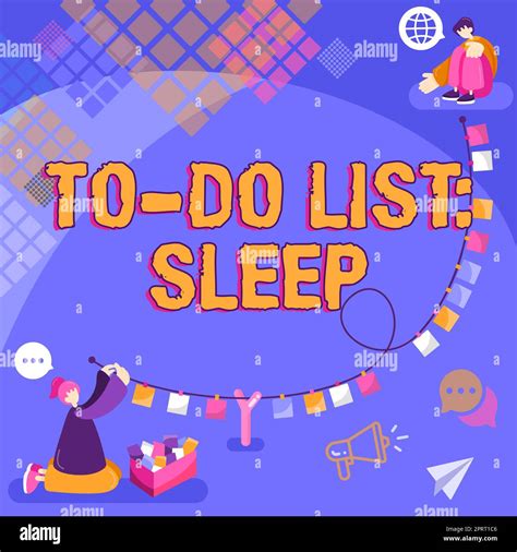 Text Showing Inspiration To Do List Sleepthings To Be Done Priority Object Is To Take A Rest