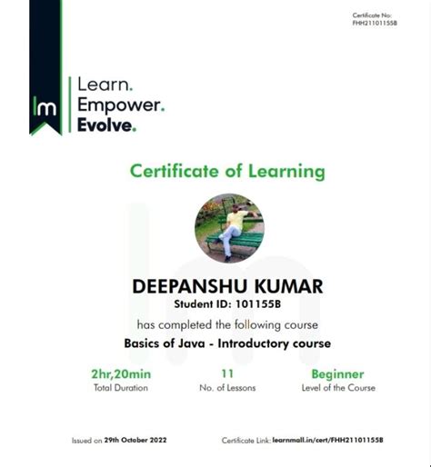 Deepanshu Kumar On Linkedin Java Learnmall