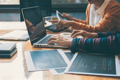 Professional Development Programmer Working In Programming Website A Software And Coding