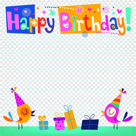 สุขสันต์วันเกิด ภาพตัดปะนก วันเกิด Png Pngegg