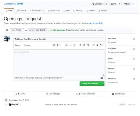 How To Create A Pull Request In Github