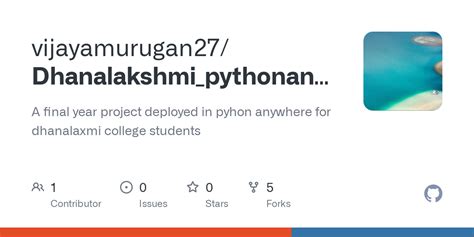 Github Vijayamurugan27dhanalakshmipythonanywhere A Final Year Project Deployed In Pyhon