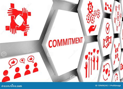 Commitment Concept Cell Background Stock Illustration Illustration Of Background Render