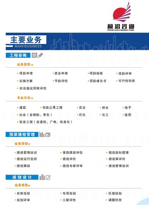 咨询内容 内蒙古前沿投资咨询有限公司