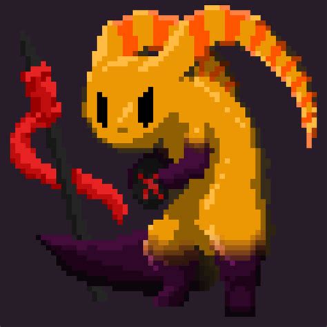 I Made Some Pixel Art Of Slugcat Cross Bread With A Pack Hound Lizard Based Off Pixel Art I