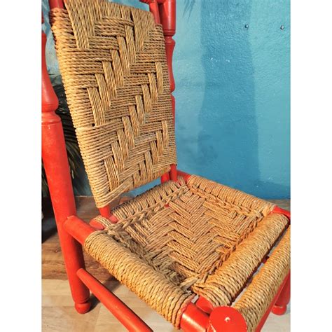 Chaise Basse Corde Années 60