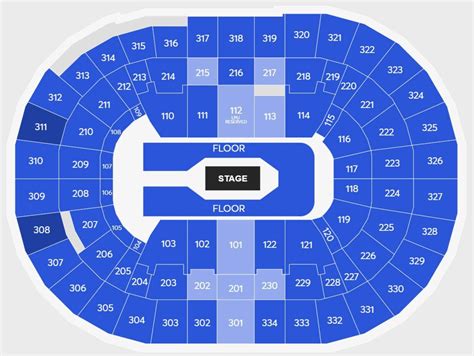 Moda Center Seating Chart With Seat Numbers And Rows