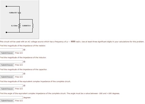 Solved This Circuit Will Be Used With An Ac Voltage Source