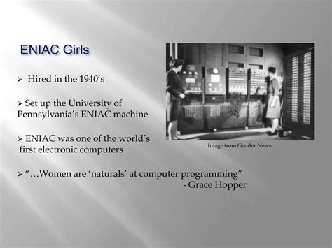 Women And Computer Science Ppt