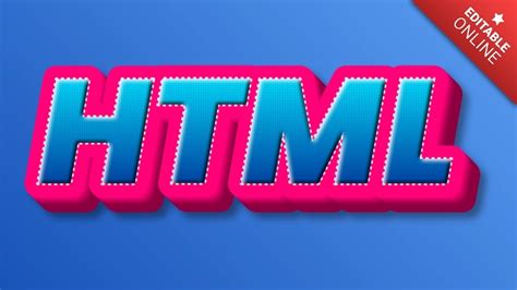 Html Pink Blue 3d Text Effect Generator Html Pink Blue 3d Text Effect Generator