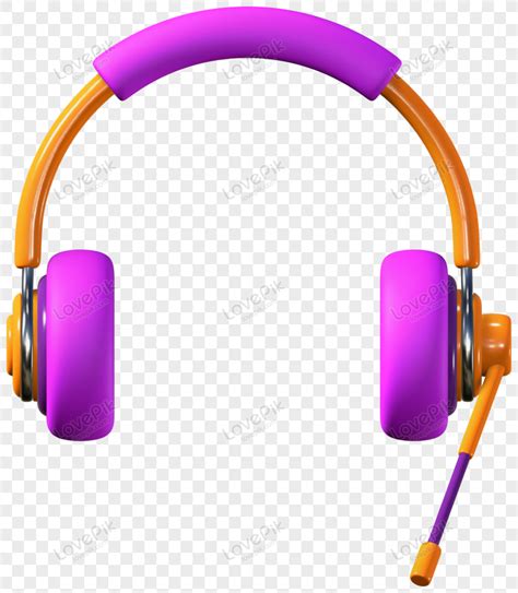 Headphone D Icon Illustration Png Transparent And Clipart Image For