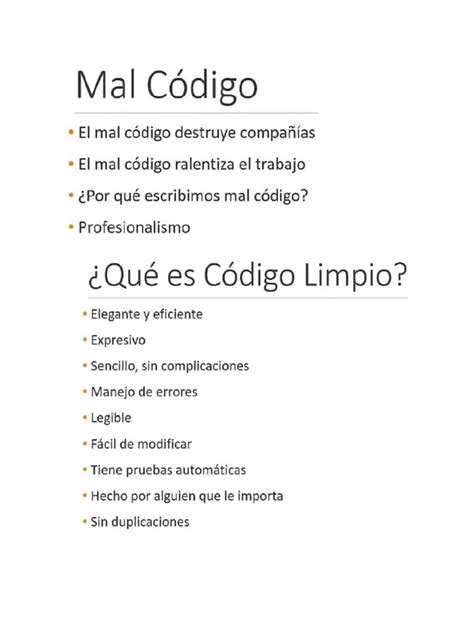 Código Limpio Pdf