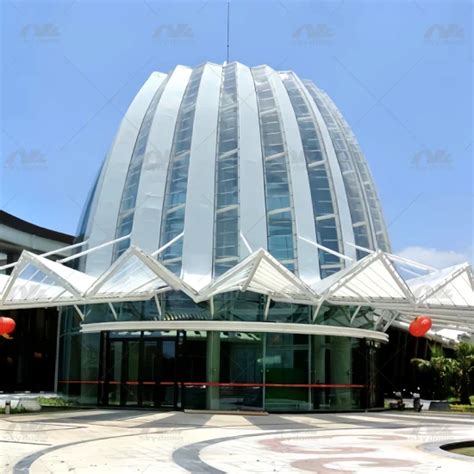 Steel Frame High Tension Fabric Membrane Structure Shade Tensile Membrane And Membrane Structure