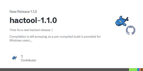 release hactool 1 1 0 · sciresm hactool · github r switchhacks