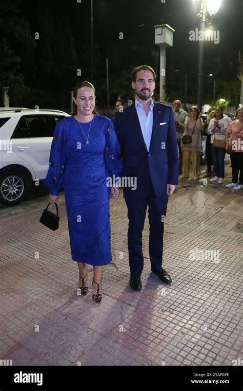 Prince Philippos Of Greece With His Wife Arrivals At Pre Wedding