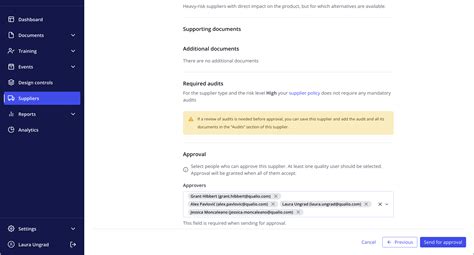 Supplier Quality Management Software Solution — Qualio