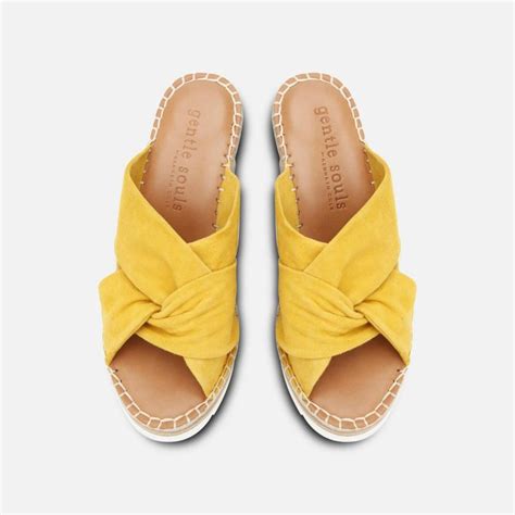 Gentle Souls Women Kenneth Cole Elyssa Braided Espadrille Marigold Kylee Doman
