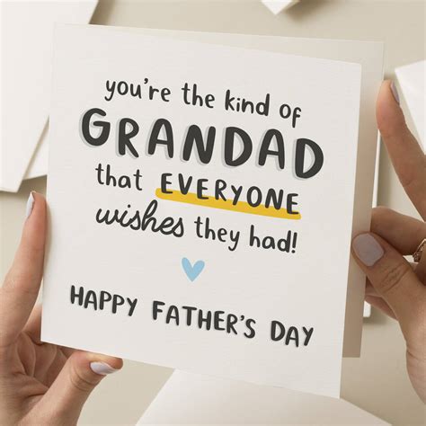 Best Grandad Fathers Day Card By Paper Scene