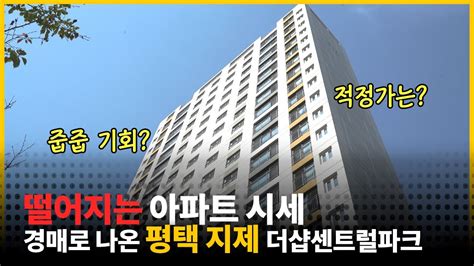 평택 지제역 초역세권 새 아파트 지제더샵센트럴파크 경매물건 Youtube