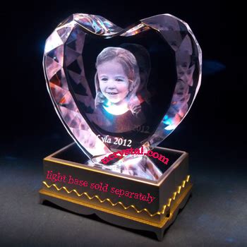 3d Photo Crystal 3d Laser Crystal 3d Laser Crystal Engraving